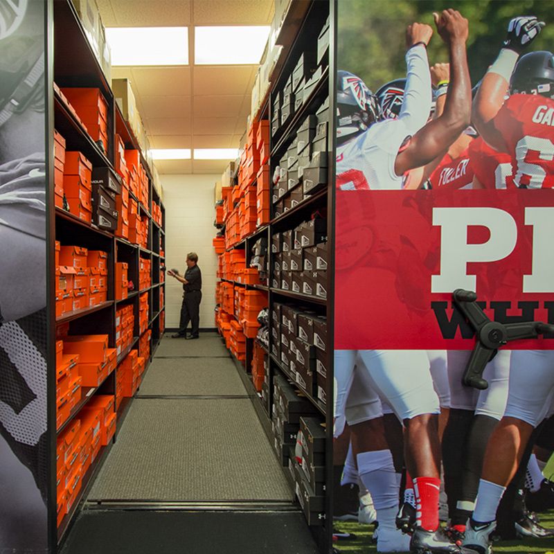 Athletic Equipment Space and Storage